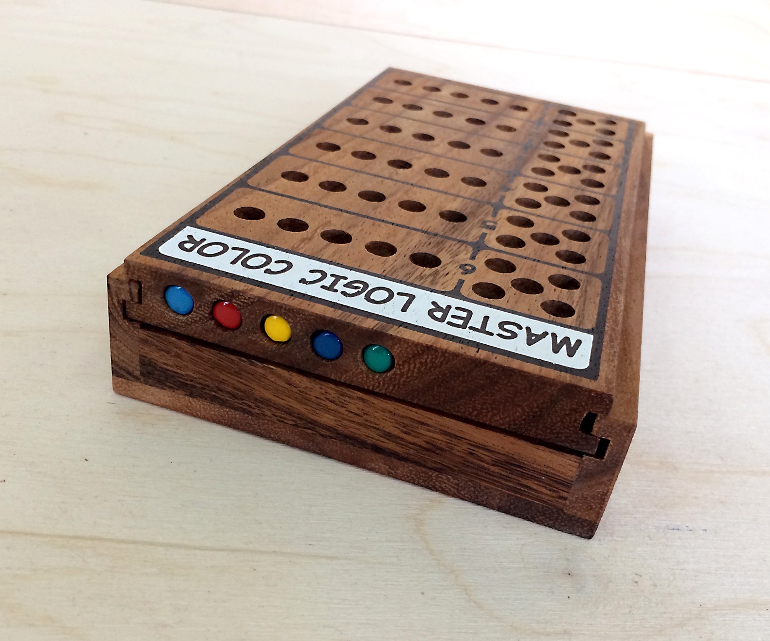 Mastermind Handmade Wooden Board Wooden Family Game Wood Eco | Etsy