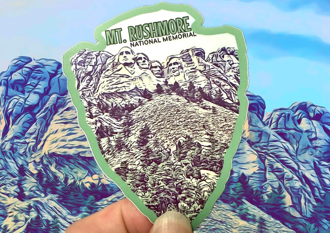 Mount Rushmore National Memorial Weatherproof Vinyl Sticker - Etsy