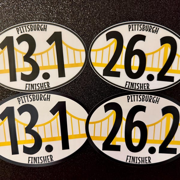 Marathon Sticker - Etsy