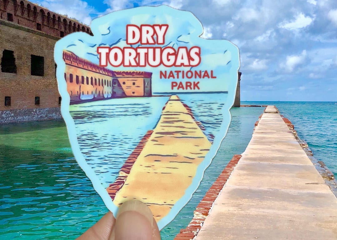 Dry Tortugas National Park Weatherproof Sticker - Etsy
