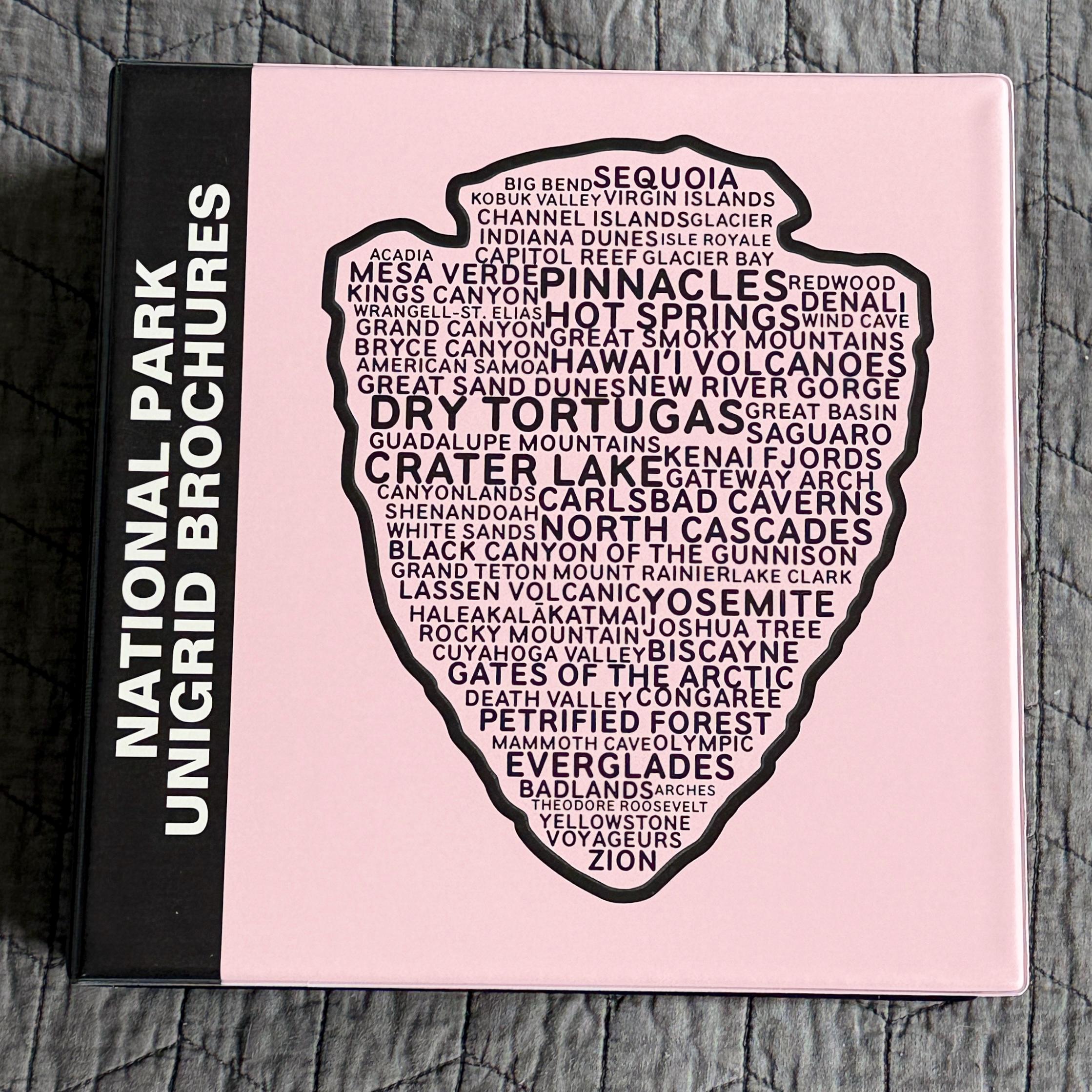 National Park Map Binder: Unigrid Brochure Album, Includes 10 Pages - 5 ...