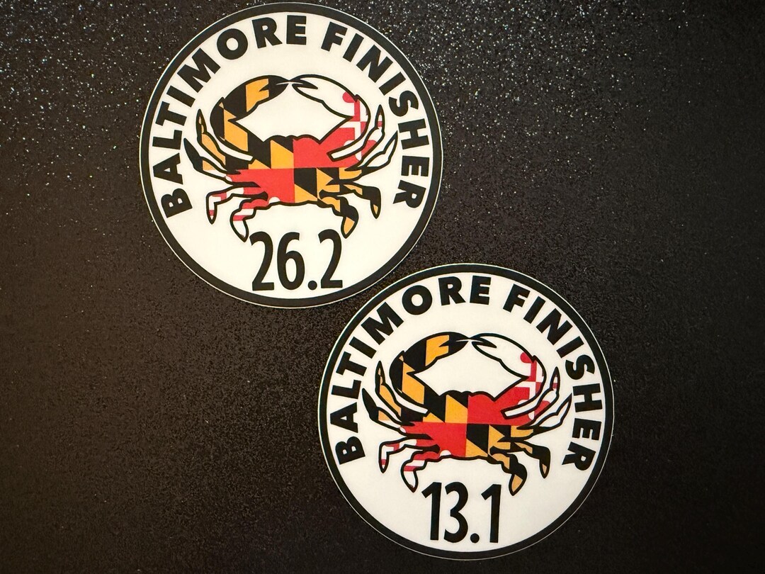 Baltimore Finisher- Marathon 26.2 & Half Marathon 13.1 Weatherproof ...