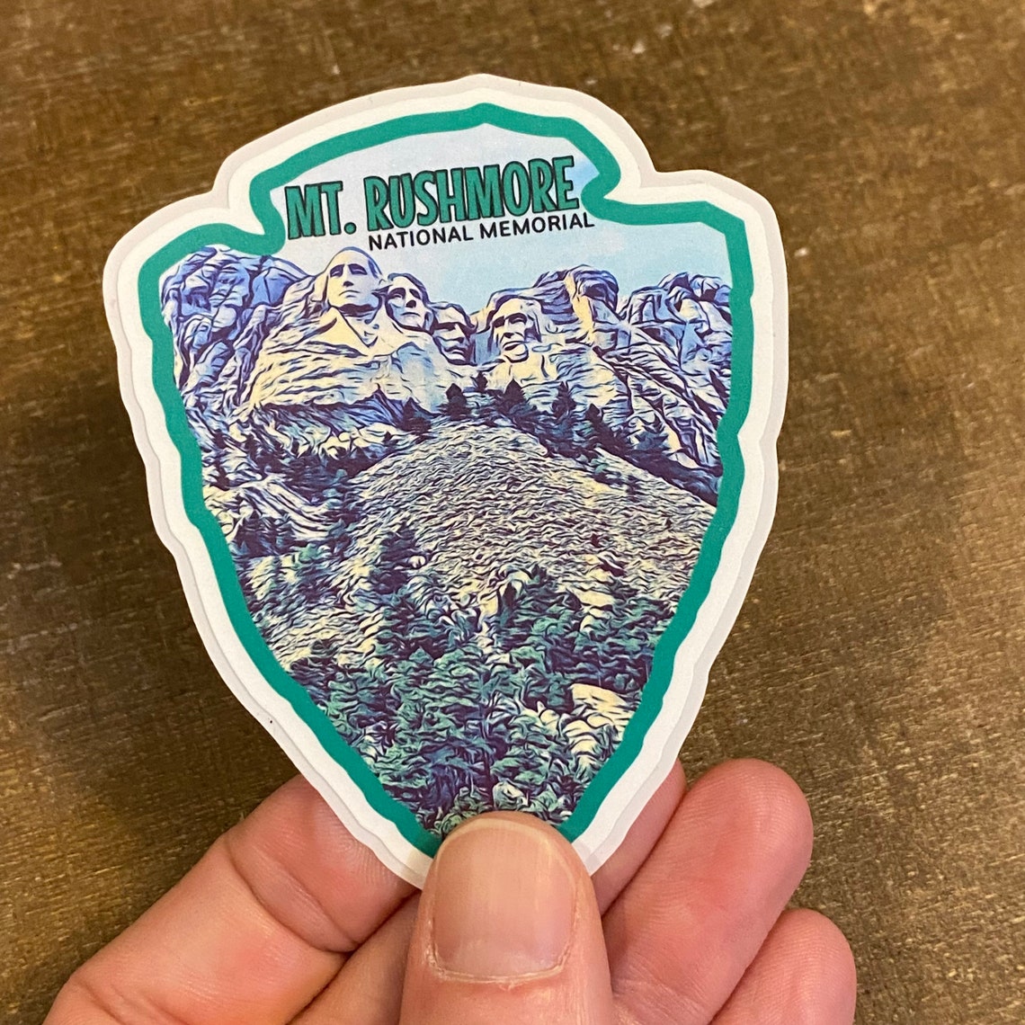 Mount Rushmore National Memorial Weatherproof Sticker - Etsy