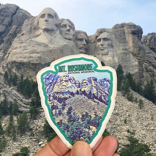 Sticker Mount Rushmore National Memorial South Dakota - Etsy