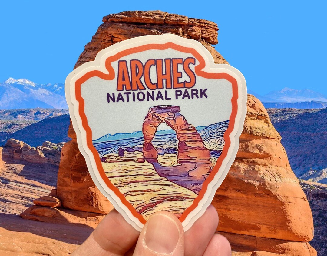 Arches National Park Weatherproof Vinyl Sticker - Etsy