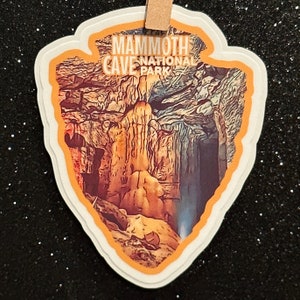 Mammoth Cave National Park Weatherproof Vinyl Sticker - Etsy