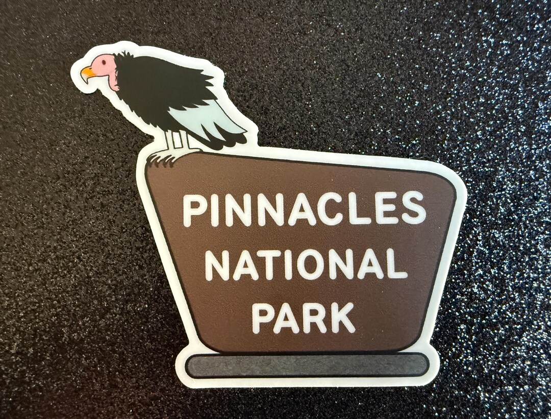 Pinnacles National Park Weatherproof Vinyl Sticker- California Condor ...