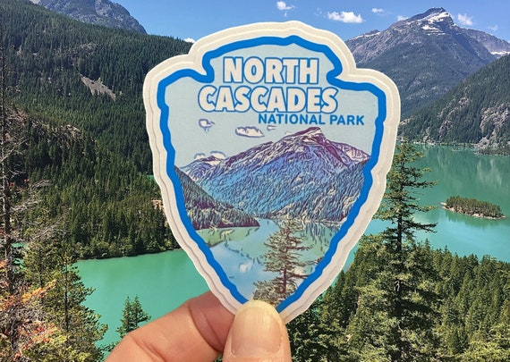 North Cascades National Park Weatherproof Sticker - Etsy