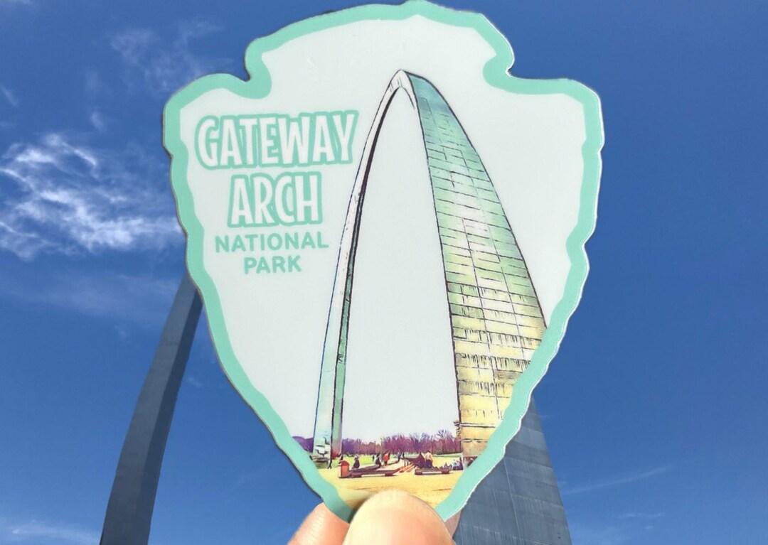 Gateway Arch National Park Weatherproof Vinyl Sticker - Etsy