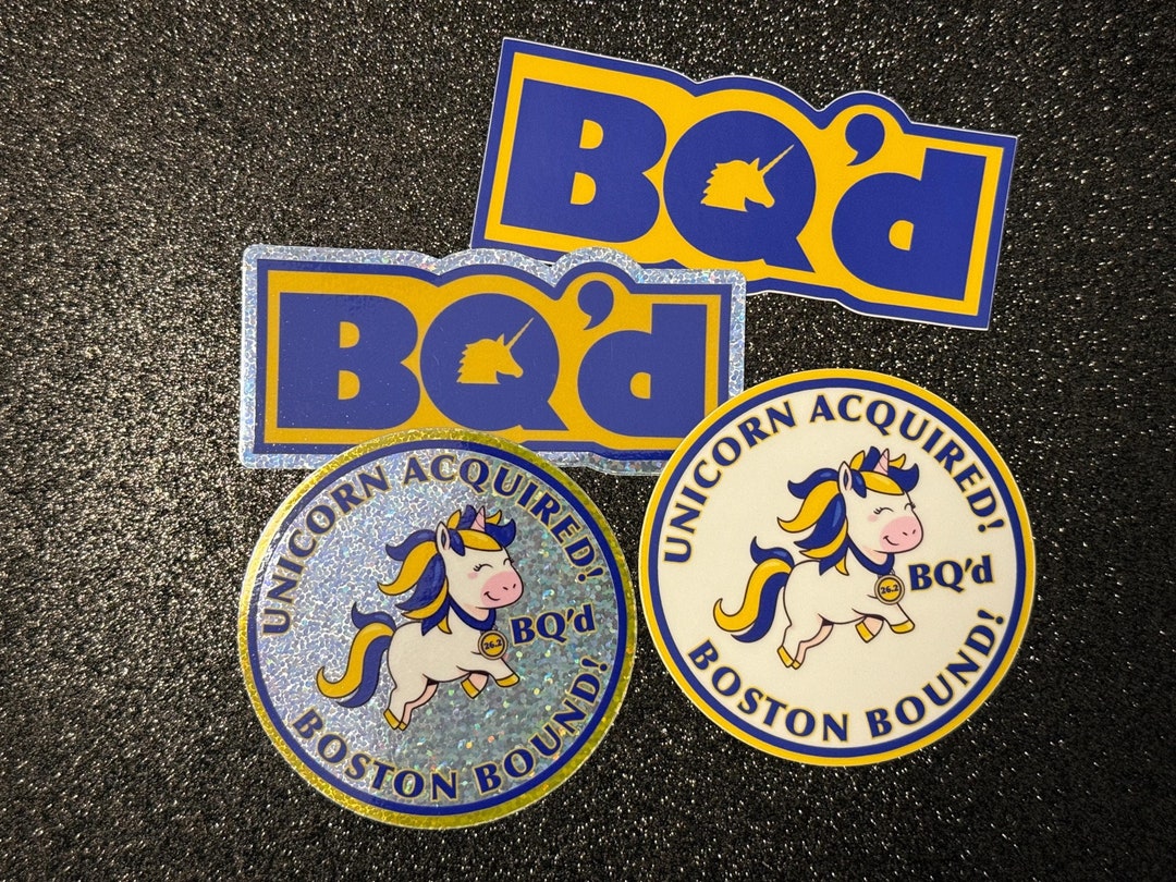 Bq’d Weatherproof Sticker & Magnet - Boston Qualified - BQ- Bqed ...