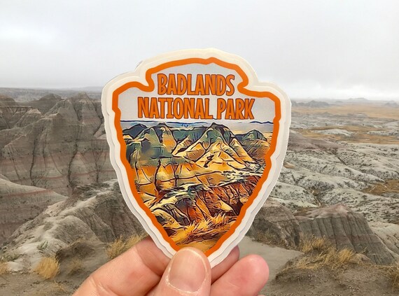 Badlands National Park Weatherproof Sticker - Etsy