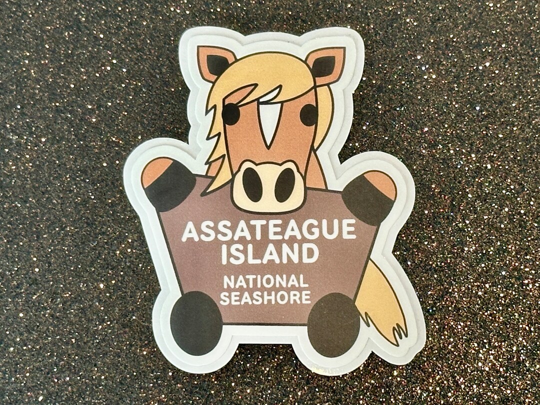 Assateague Island National Seashore Weatherproof Vinyl Sticker - Etsy