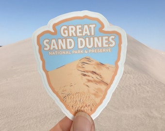 Great Sand Dunes National Park Waterproof Vinyl Sticker UV - Etsy