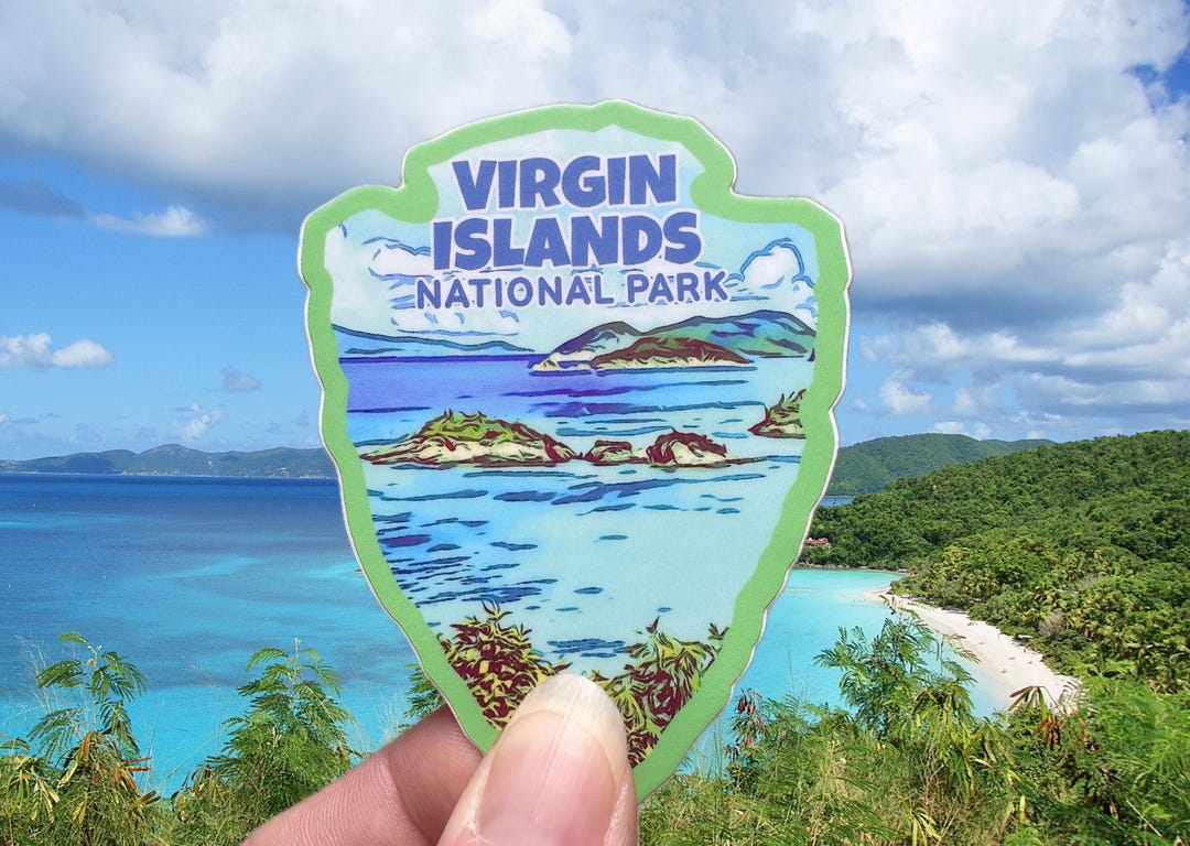 Virgin Islands National Park Weatherproof Sticker - Etsy
