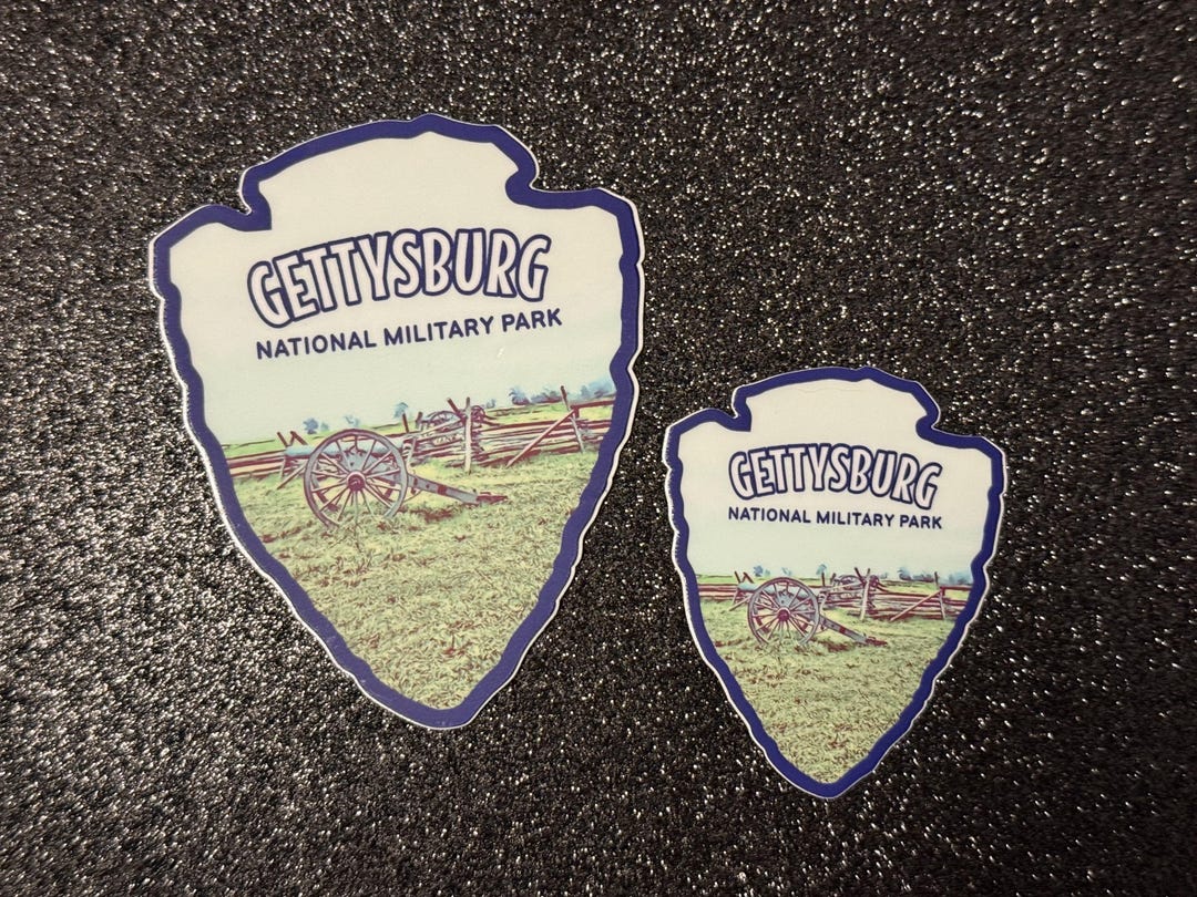 Gettysburg National Military Park Vinyl Weatherproof Sticker - Etsy