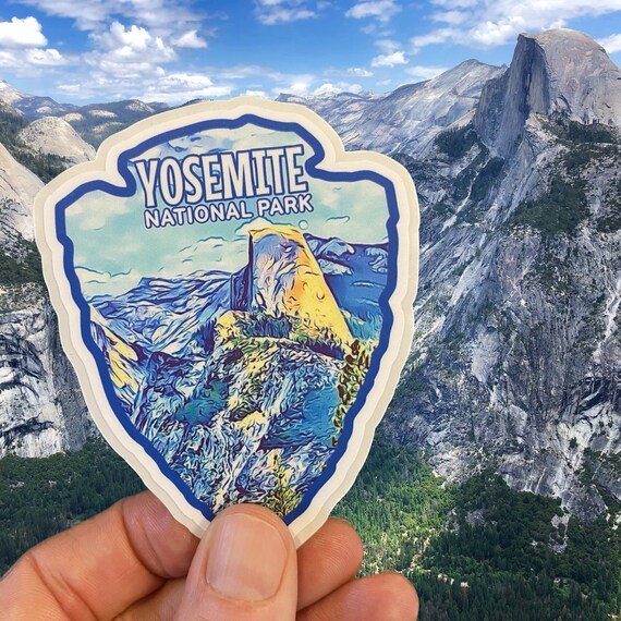 Yosemite National Park Weatherproof Sticker - Etsy