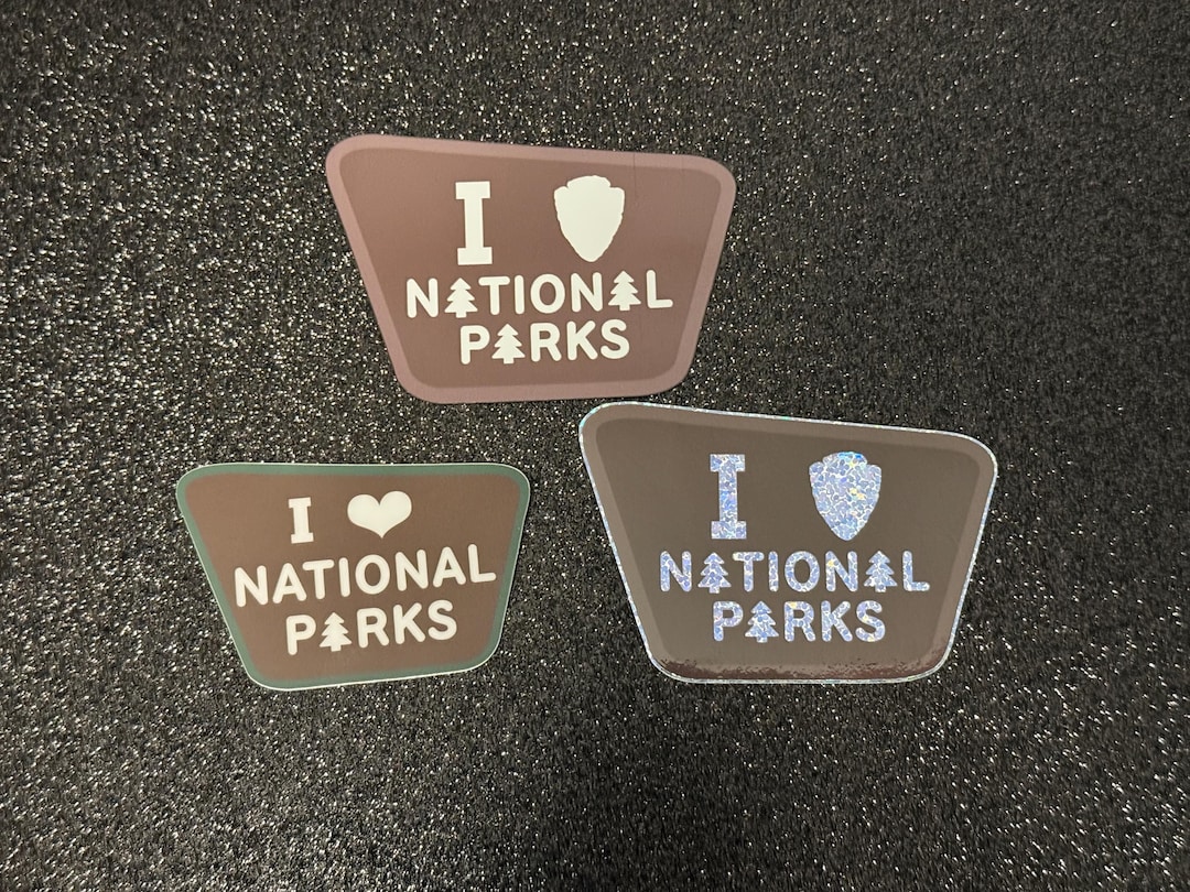 National Parks Vinyl Sticker: Weatherproof Sticker or Magnet - Etsy