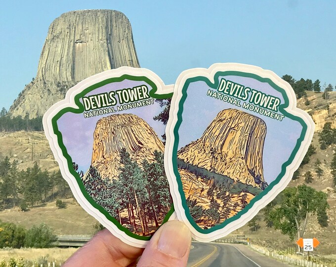 Devils Tower National Monument Sticker National Park Sticker Multiple ...