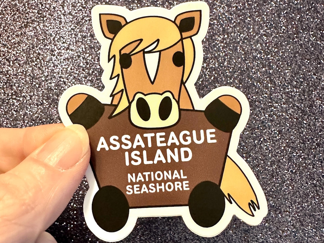 Assateague Island National Seashore Weatherproof Vinyl Sticker - Etsy