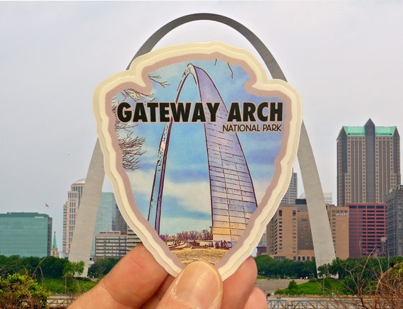 Gateway Arch National Park Weatherproof Sticker - Etsy