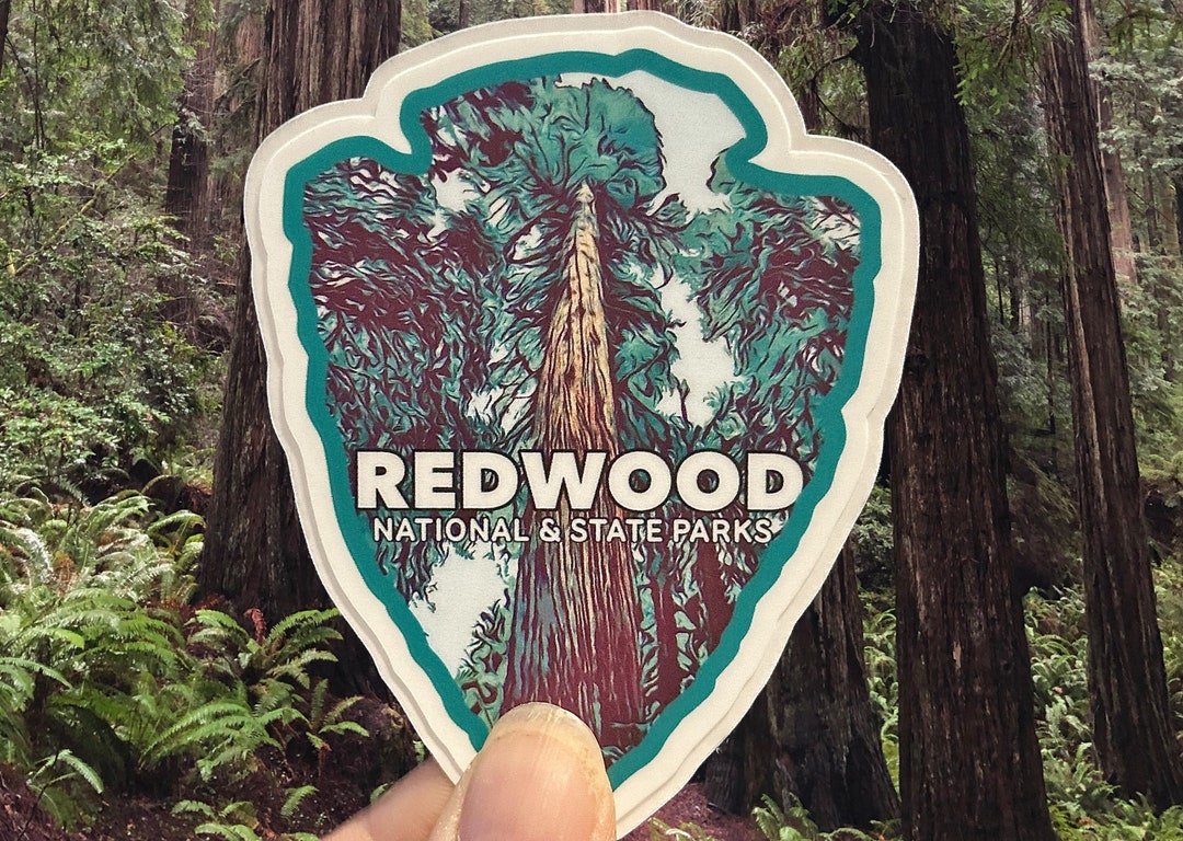 Redwood National & State Parks Weatherproof Vinyl Sticker - Etsy