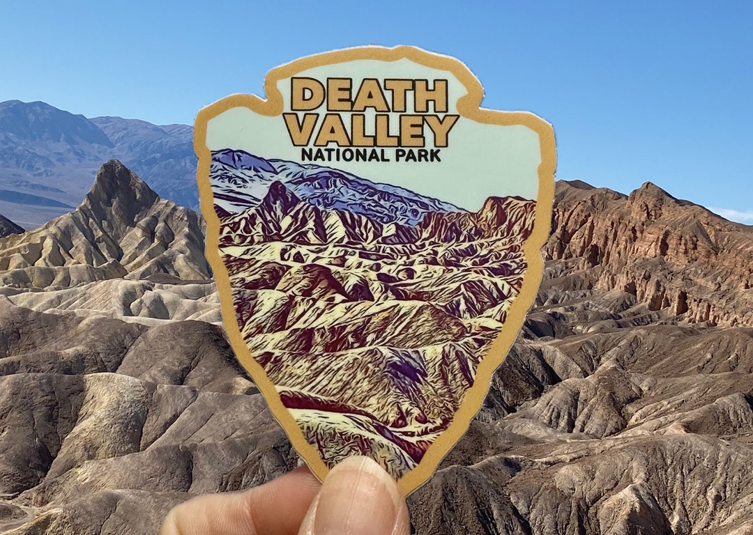 Death Valley National Park Weatherproof Vinyl Sticker - Etsy