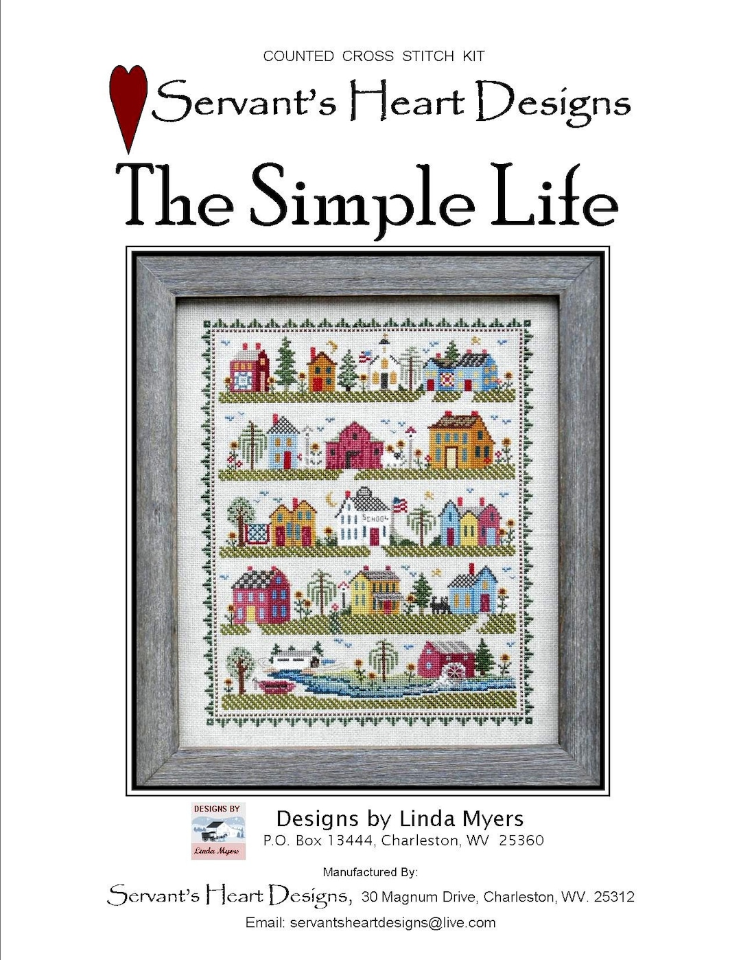 The Simple Life, "chartpack" Cross Stitch by Linda Myers - Etsy
