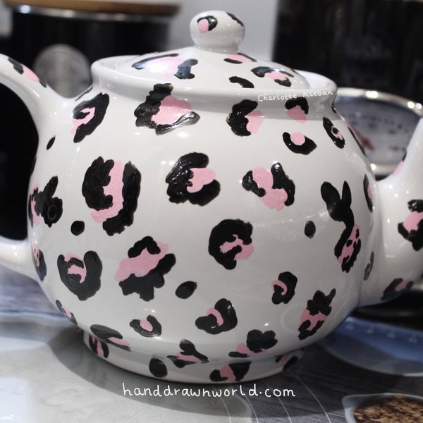 Leopard Teapot - Etsy