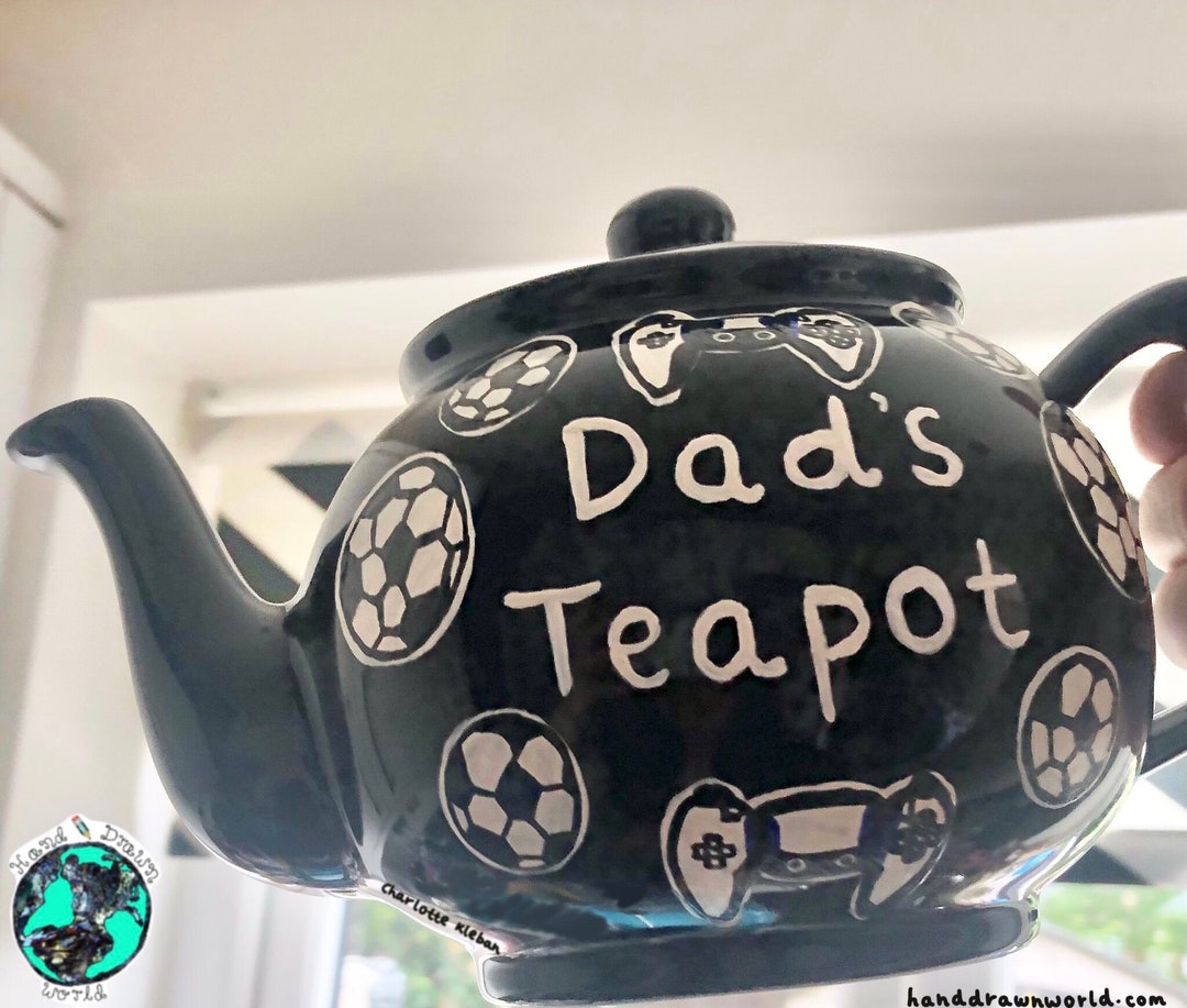 Gaming Teapot, Football Teapot, Personalised Teapot - Etsy