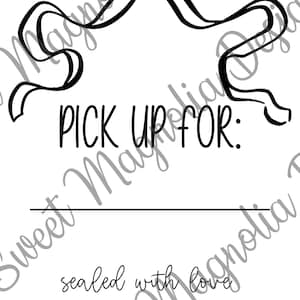 Thermal Pick up Label | Digital Download | Small Business PNG | 4x6 ...