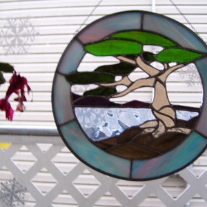 Stained Glass Zen Round Sun Catcher - Etsy