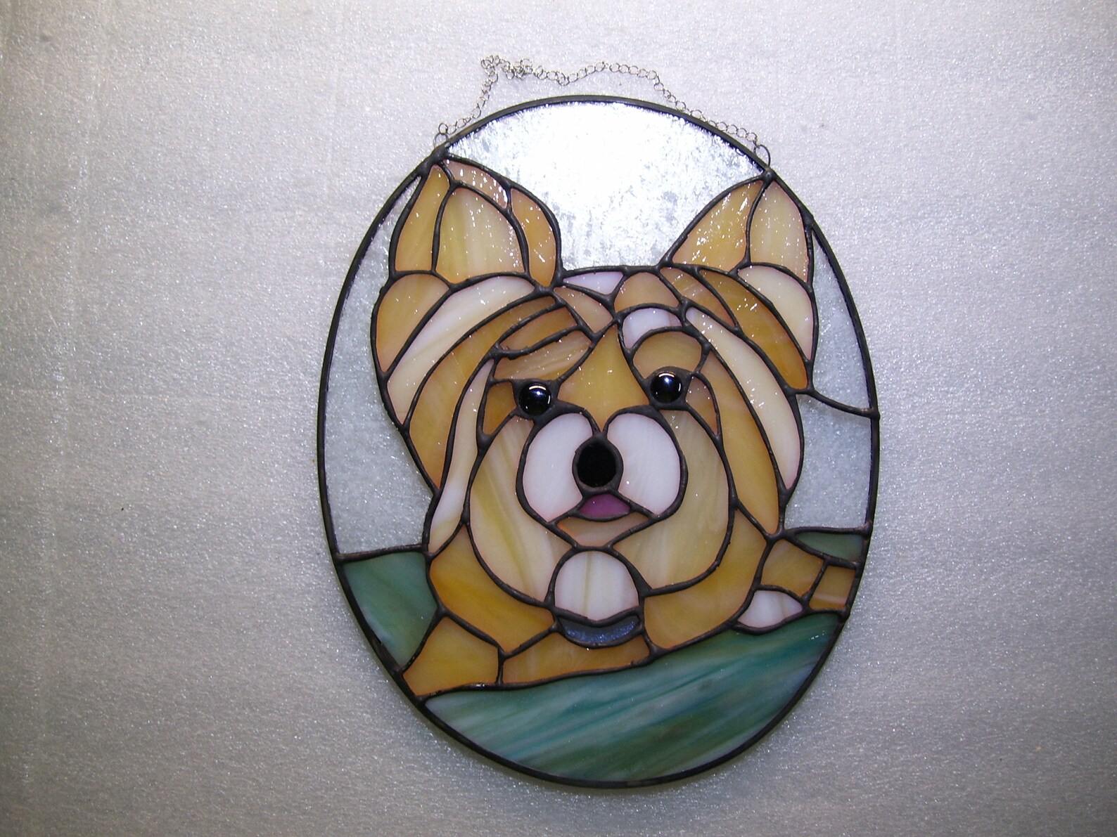 Stained Glass Yorkie Dog Sun Catcher - Etsy