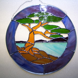 Stained Glass Zen Round Sun Catcher - Etsy