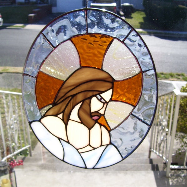 Jesus Christ Stained Glass - Etsy