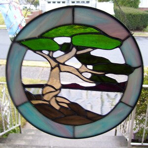 Stained Glass Zen Round Sun Catcher - Etsy