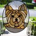 Stained Glass Yorkie Dog Sun Catcher - Etsy