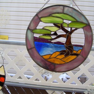 Stained Glass Zen Round Sun Catcher | Etsy