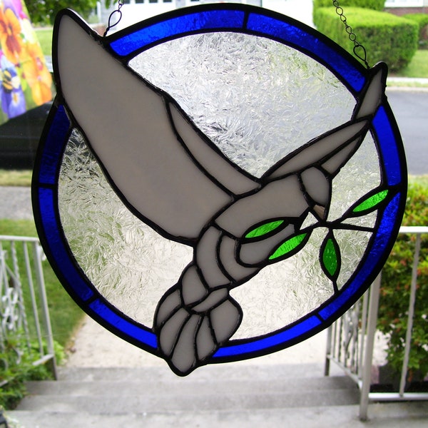 Stained Glass Dove - Etsy