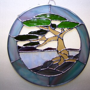 Stained Glass Zen Round Sun Catcher - Etsy