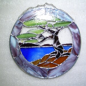 Stained Glass Zen Round Sun Catcher | Etsy