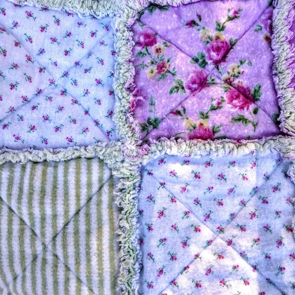 Flannel Rag Quilt - Etsy