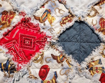 Western Baby Quilt | Etsy