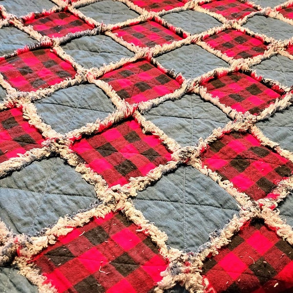 Denim and Plaid - Etsy