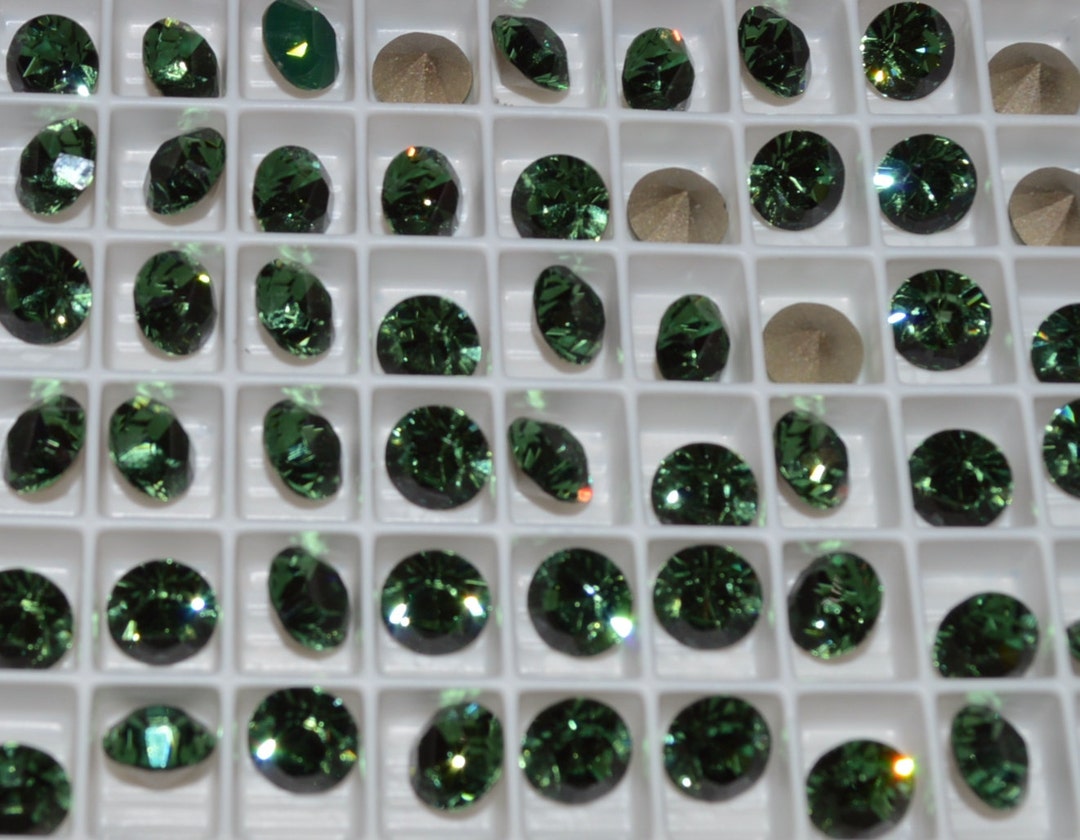 12 Pieces 8mm 1088 Erinite Crystal 39ss Chatons - Etsy