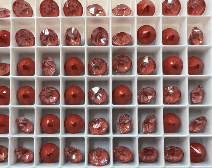 12 Pieces 8mm 1088 Light Rose Crystal 39ss Chatons - Etsy