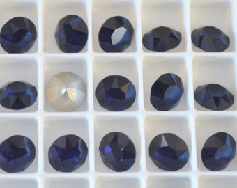 12 Pieces 8mm 1088 Capri Blue Crystal 39ss Chatons - Etsy