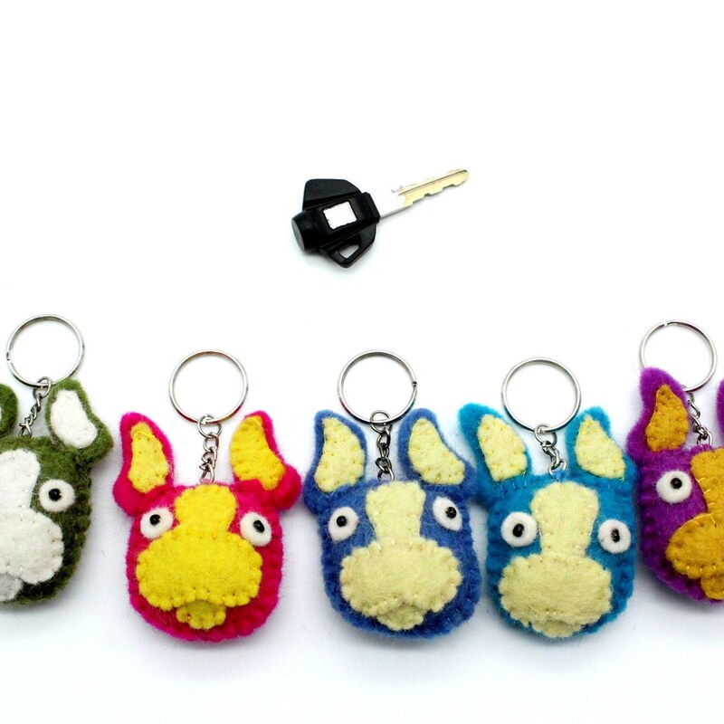 Felt Key Chain - Etsy