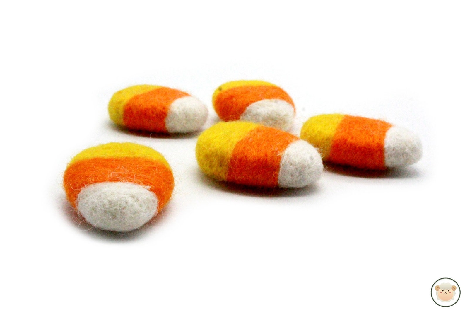 10 Pcs / Halloween Candy Corns / Candy Corn Felt Shapes / Fall - Etsy