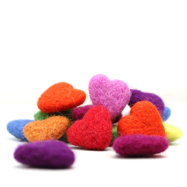 Wool Hearts - Etsy