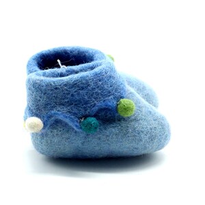 Felt Indoor Baby Shoes 10 CM Non Allergic Children's Booties Kids ...